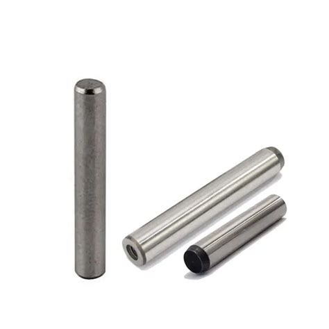 Oem Size Titanium Cylindrical Dowel Pins Internal Threaded Steel Pin