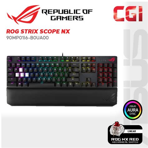 Asus Rog Xa Strix Scope Nx Deluxe Rgb Aura Sync Wired Mechanical Gaming Keyboard Shopee Malaysia