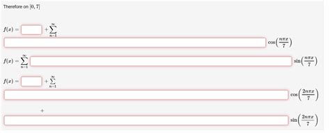 Solved 1 Point Note The Formulas For The Fourier