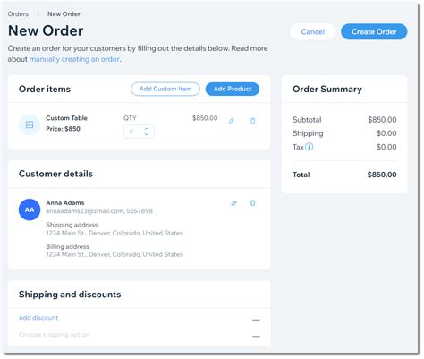 Wix Retail POS Creating Invoices Help Center Wix Com