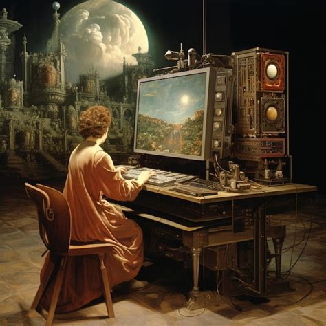 Premium Ai Image Worlds First Discovered Computer Images Generative Ai