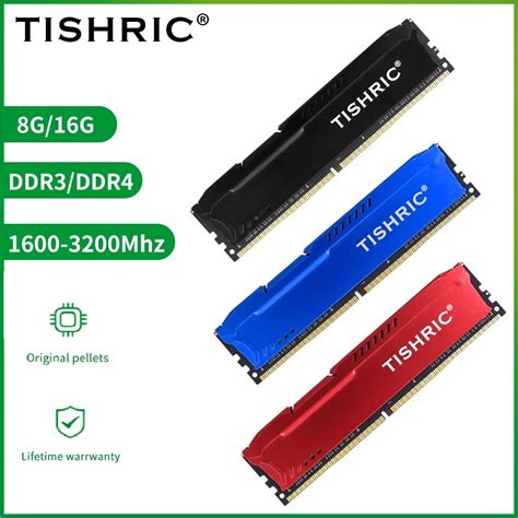 Tishric Memoria Ram Ddr4ddr3 8gb 16gb 3200mhz 1600mhz 2400mhz