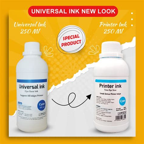 Jual Tinta Universal 250 Ml Refill Ink Printer Brothr Dcp T310 T510w T710w Mfc T810w T910dw