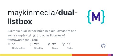 Issues · Maykinmediadual Listbox · Github