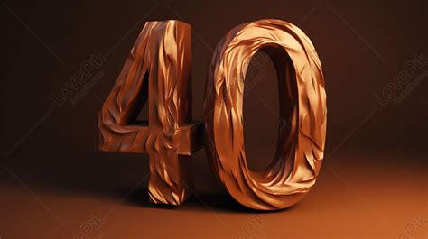 놀라운 3d 레터링이 40을 위한 대담한 배경을 만듭니다 타이포그래피 글꼴 배경 3d 배경 굉장히 멋진 배경 이미지 Hd