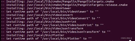 slam中用到的pangolin安装问题 csdn博客