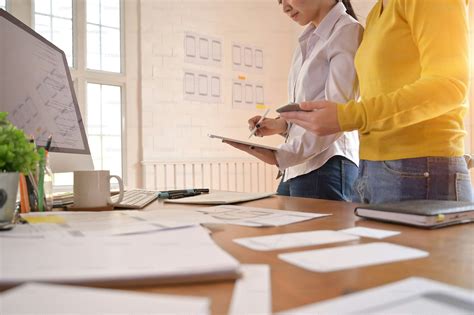 ux ui concept programer team working development software with ux ui