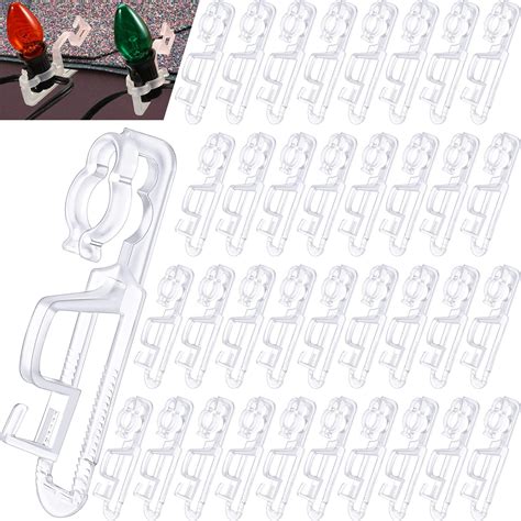 Yulejo Christmas Light Clips Gutter Hooks For Gutters And Shingles
