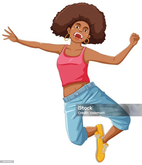 아프리카 머리를 가진 흑인 아프리카계 미국인 여성 만화 캐릭터 감정에 대한 스톡 벡터 아트 및 기타 이미지 감정 곱슬 머리 교외 Istock