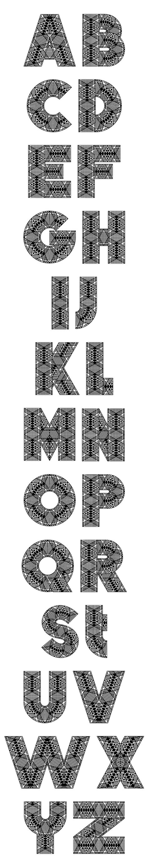 Lace Font On Behance