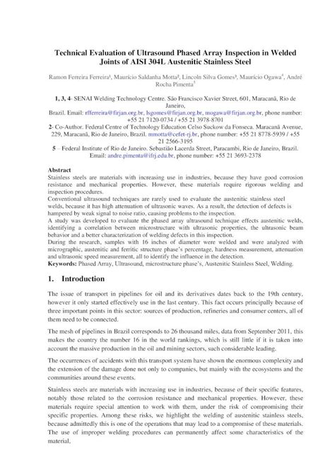 Pdf Technical Evaluation Of Ultrasound Phased Array Inspection · The Gtaw Welding Machine