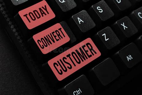 Handwriting Text Convert Customer Business Concept Marketing Tactics