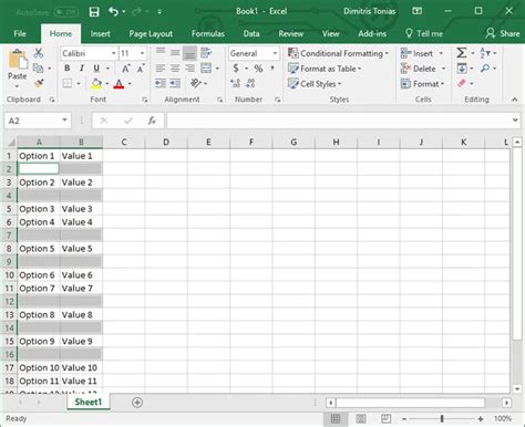 Delete Multiple Blank Rows And Columns In Excel Dimitris Tonias
