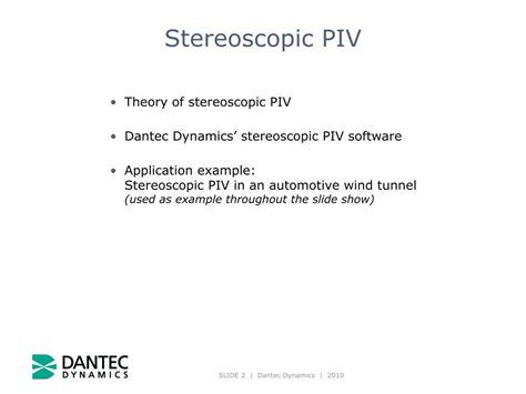 Ppt Stereoscopic Piv Powerpoint Presentation Free Download Id3354264