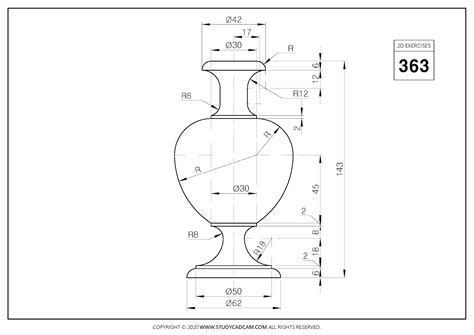 2d Cad Exercises Artofit