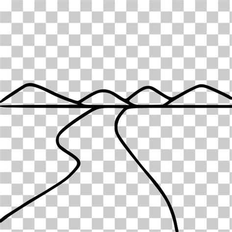 Free SVG Path Towards Mountains Nohat Cc