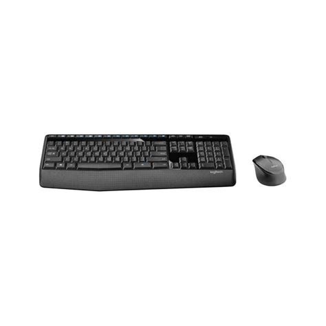 Combo Teclado E Mouse Sem Fio Logitech Mk Com Digitação E Clique Silencioso Conexão Usb
