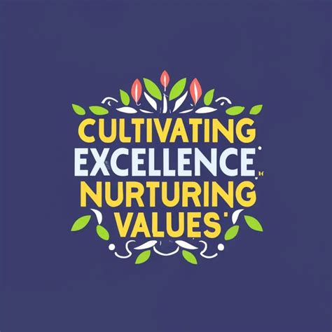 Logo Design For Cultivating Excellence Typography With Values Emphasis Ai Logo Maker