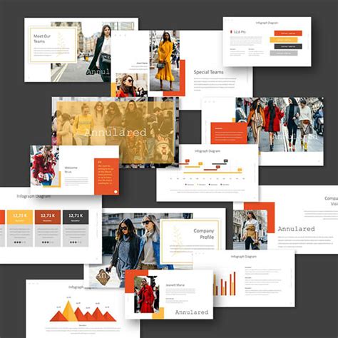 Шаблон корпоративной презентации Annulared