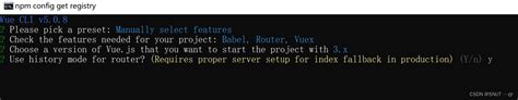 使用npm建立vue工程 npm create vue csdn博客