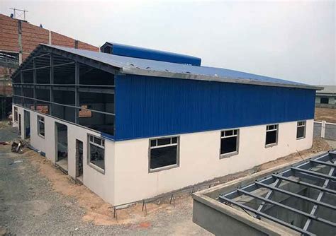 mẫu công trình nhà tiền chế công nghiệp đẹp nhất World Construction