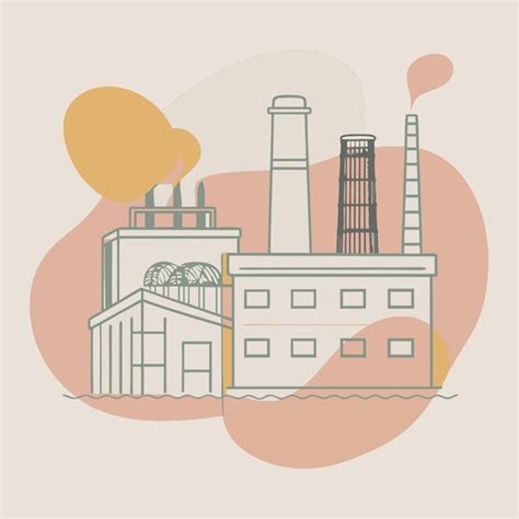 промышленная икона векторная иллюстрация линейная схема Премиум Ai сгенерированный вектор