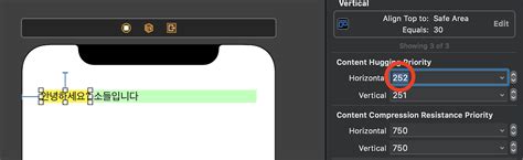 Swift Intrinsic Content Size Priority