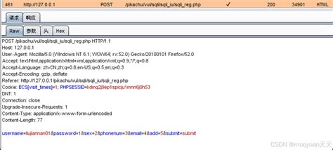 Pikachu靶场通关笔记22 1 Sql注入05 1 Insert注入报错法sql注入insert Csdn博客 Pikachu靶场通关笔记22 1 Sql注入05 1 Insert注入报错法sql注入insert Csdn博客