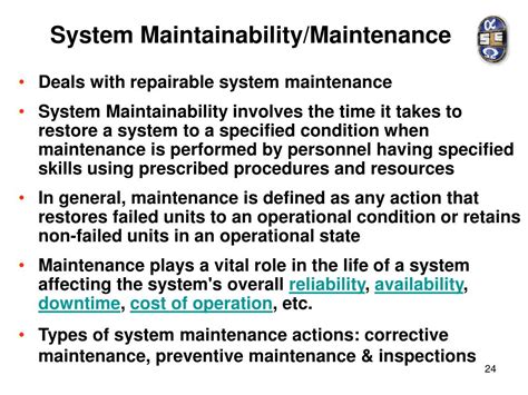 Ppt Reliability Maintainability And Availability Introduction