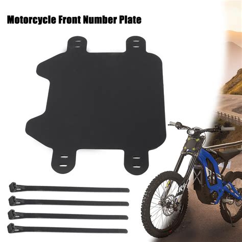 Sur Ron Front Number Plate Sur Ron Talaria Front Number Plate Black