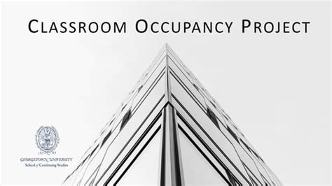 Classroom Occupancy Machine Learning Project Pdf