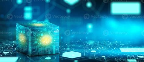 cube computing technology cloud data and internet security 10656327