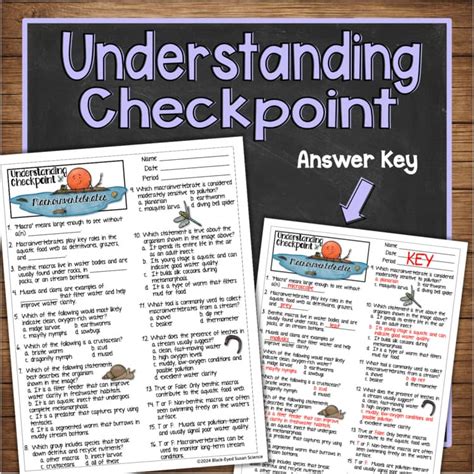 Macroinvertebrates Doodle Notes And Quiz Powerpoint Aquatic Bioindicators