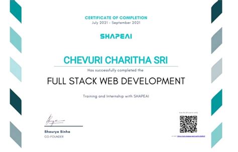 Charitha Sri On Linkedin Internship Webdevelopment