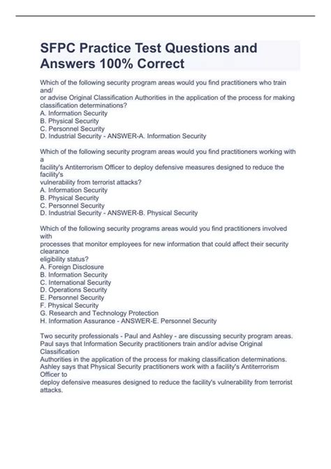 Sfpc Practice Test 2023 Questions And Answers 100 Correct Sfpc Stuvia Us