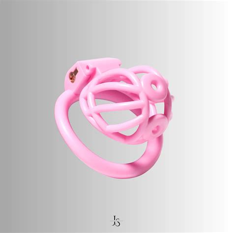 Lightweight Open Chastity Ultra Light Cage In Black White Or Pink
