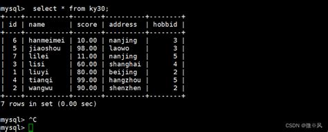 sql高阶语句 csdn博客