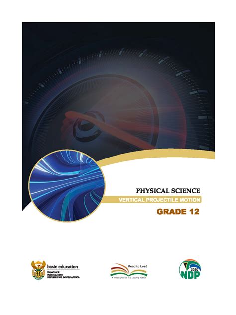 Vertical Projectile Motion Northern Cape Department Of Education Physical Sciences Grade 12