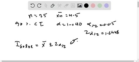 Solved Using The Previous Part Find Confidence Intervals For Î¼ With Asymptotic Level 90