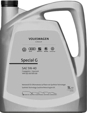Oe Vag Special G 5w40 Vw 5020050500 5l Olej Silnikowy Do 🚗 Oleje