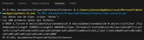 Lectura De Ficheros De Texto Y Binarios Con Python Proyecto A