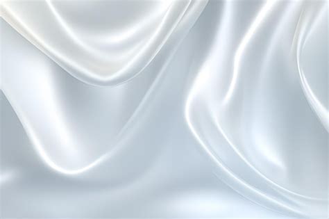 Premium Ai Image White Silk Background