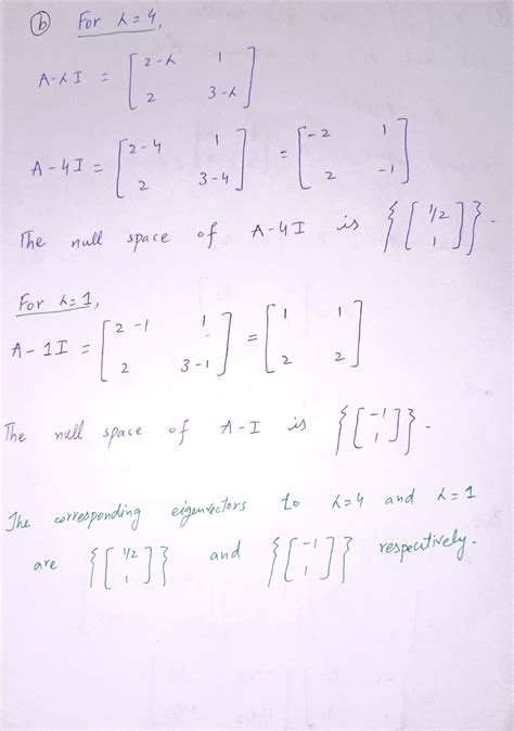 Solved Given A Determine The Eigenvalues Of The Matrix B Course Hero