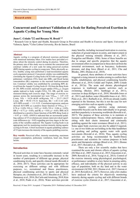 Pdf Concurrent And Construct Validation Of A Scale For Rating
