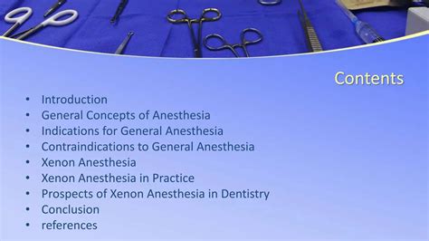 Modern Methods Of General Anesthesia By Xenon Pptx