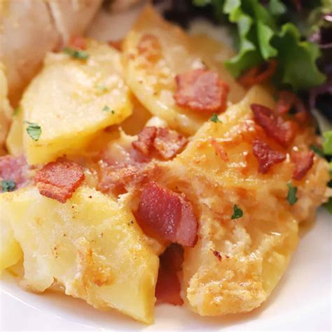Scalloped Potatoes And Bacon Recipe At Oliver Howell Price Blog