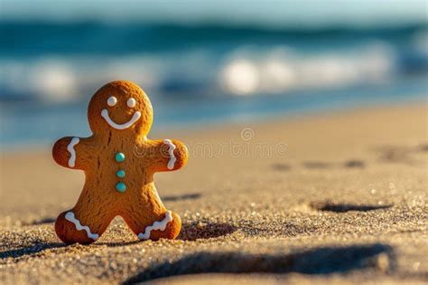 On The Kitchen Table A Gingerbread Man Is Happily Dancing Stock Image Image Of Gingerbread