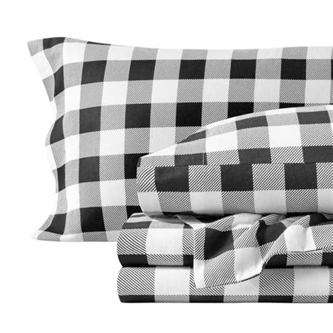 Best Black And White Flannel Sheets For Cozy Winter Nights Sleep Lander