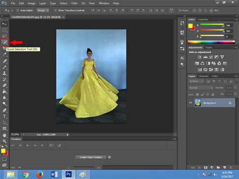 Basic Tutorial PHOTOSHOP Quick Selection Tool