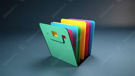 3d Rendering Of Icon Adding Folder In 3d Illustration Powerpoint Background For Free Download